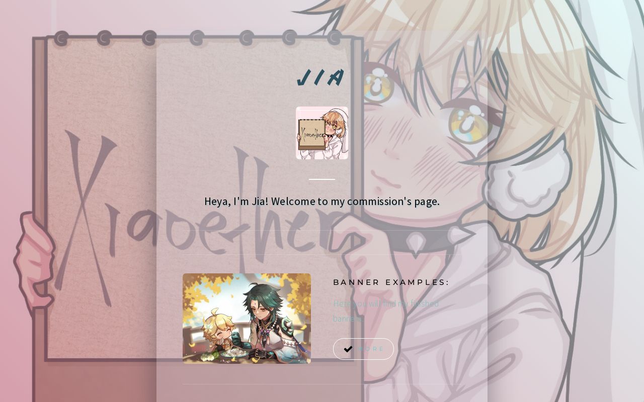 Jia's Commissions